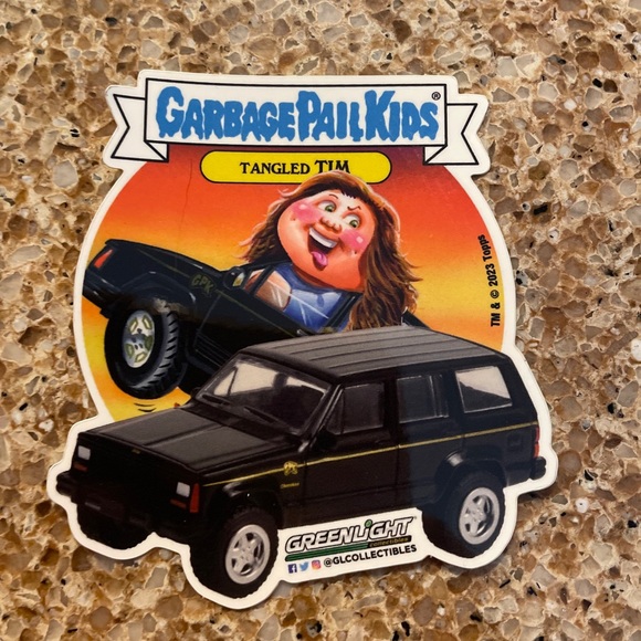 GPK | Other | 223 Sdcc Gpk Garbage Pail Kids Sticker Greenlight ...